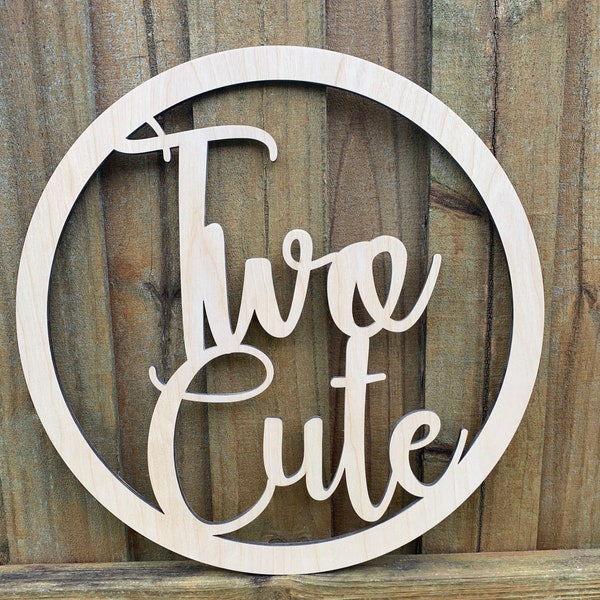 Two Cute Birthday Theme - Etsy