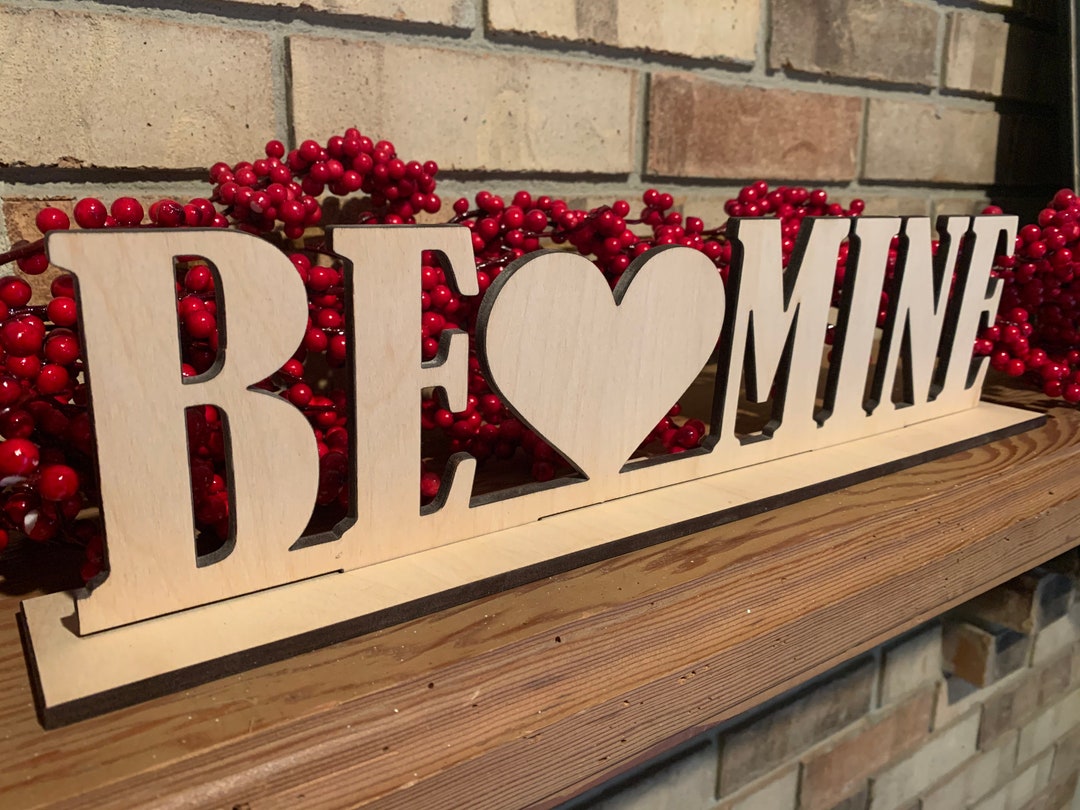 Valentine's Day Decor - Be Mine Sign - Farmhouse Valentine's Day Sign ...