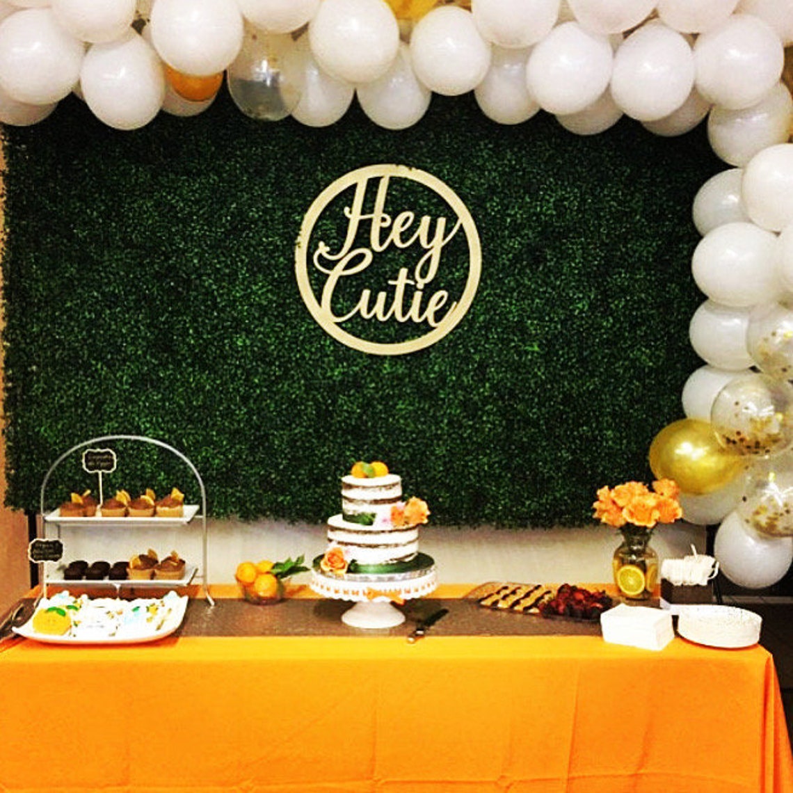 Hey Cutie Sign Baby Show Sign Cutie Baby Decor | Etsy