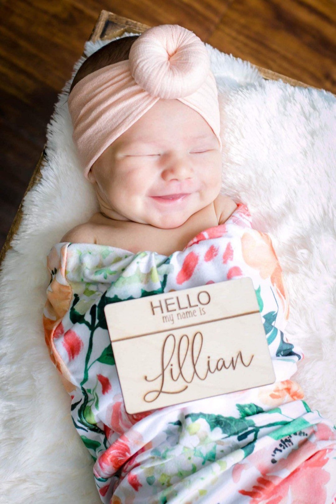 Hello My Name is Baby Announcement - Personalized Baby Announcement ...