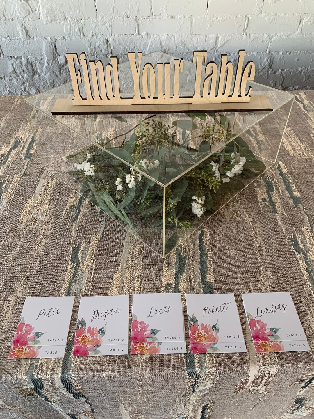 Find Your Table Wooden Wedding Sign - Seating Chart Sign - Find Your ...