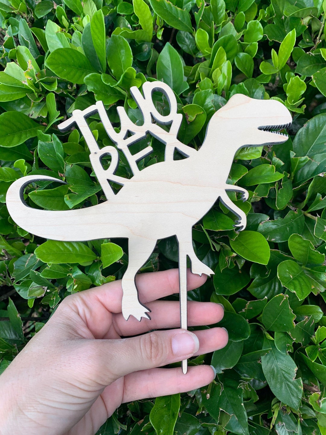 Two Rex Cake Topper - Dinosaur Party Topper - Second Birthday Party ...
