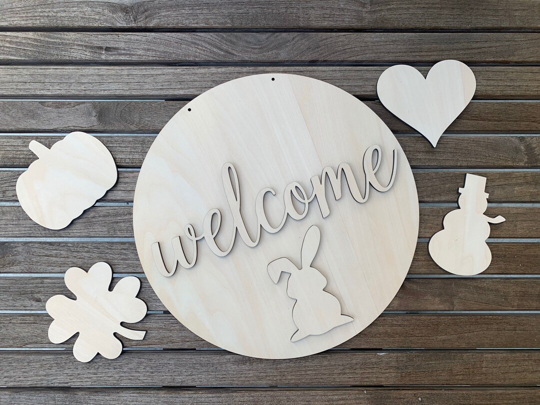 Welcome Sign Kit - DIY Craft - Craft Kit - Do It Yourself Craft ...