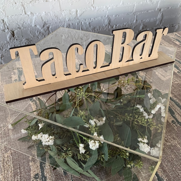 Taco Bar Sign - Etsy