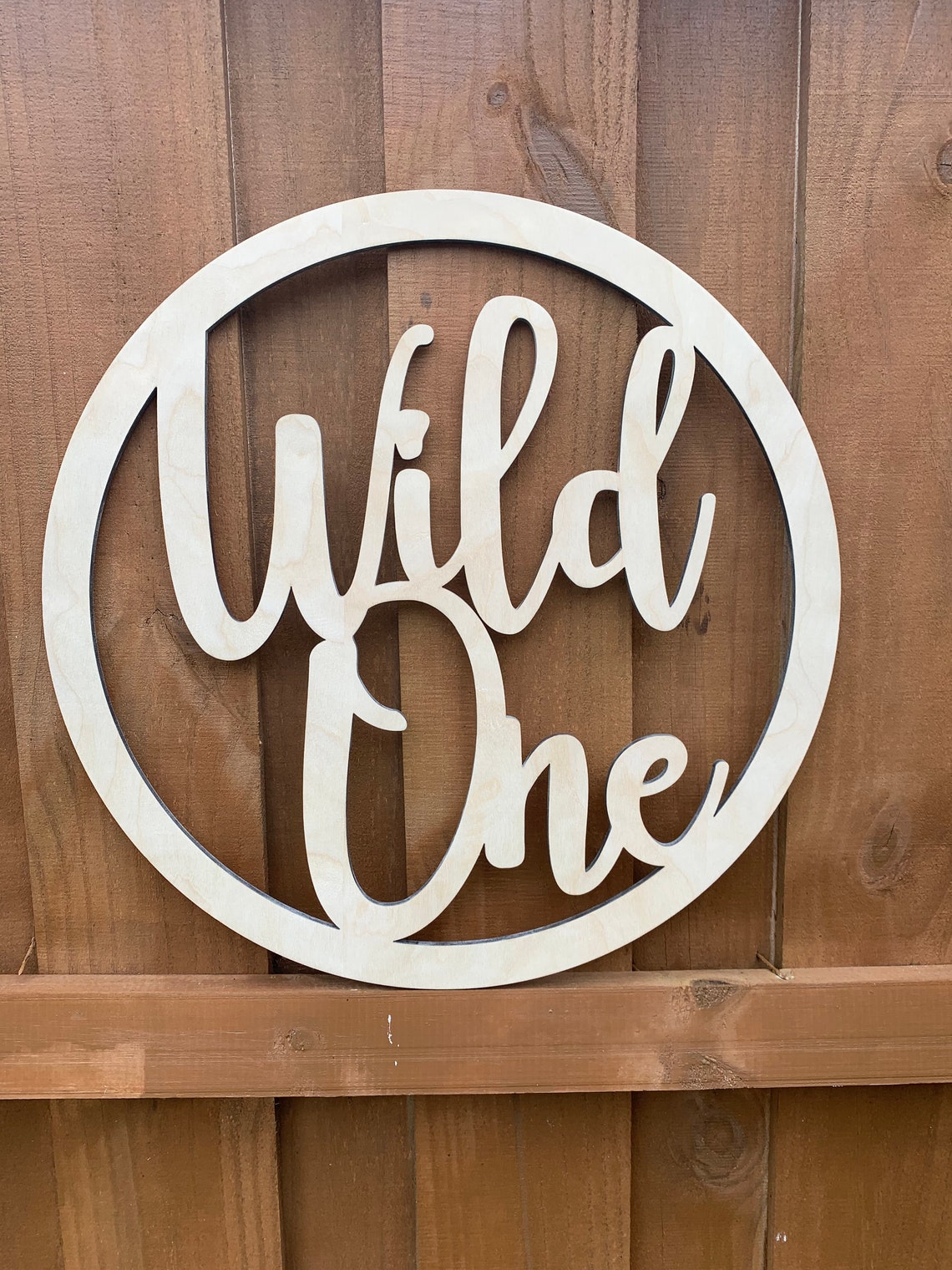 Wild One Sign Wild One Birthday Decor Photo Prop First | Etsy