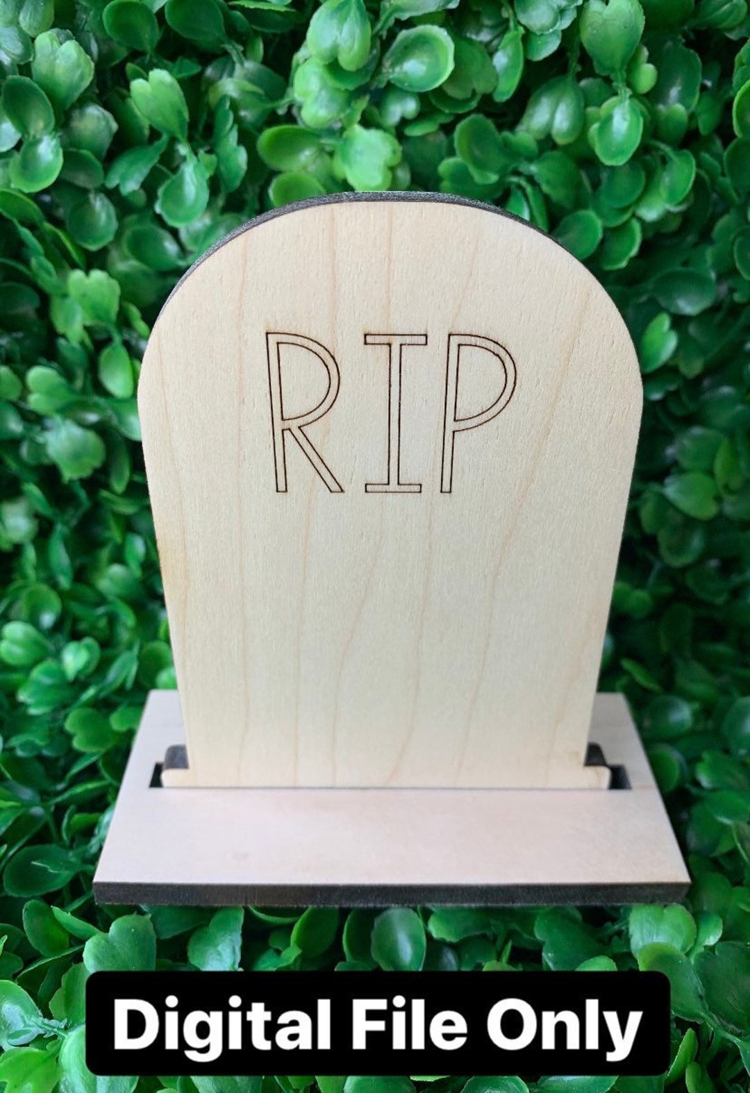 Tombstone Digital Cut File - Tombstone Shape - Laser File Wooden ...