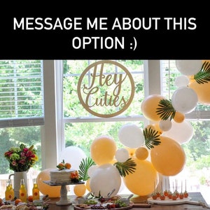 Hey Cutie Sign - Baby Show Sign - Cutie Baby Decor - UNFINISHED Baby ...