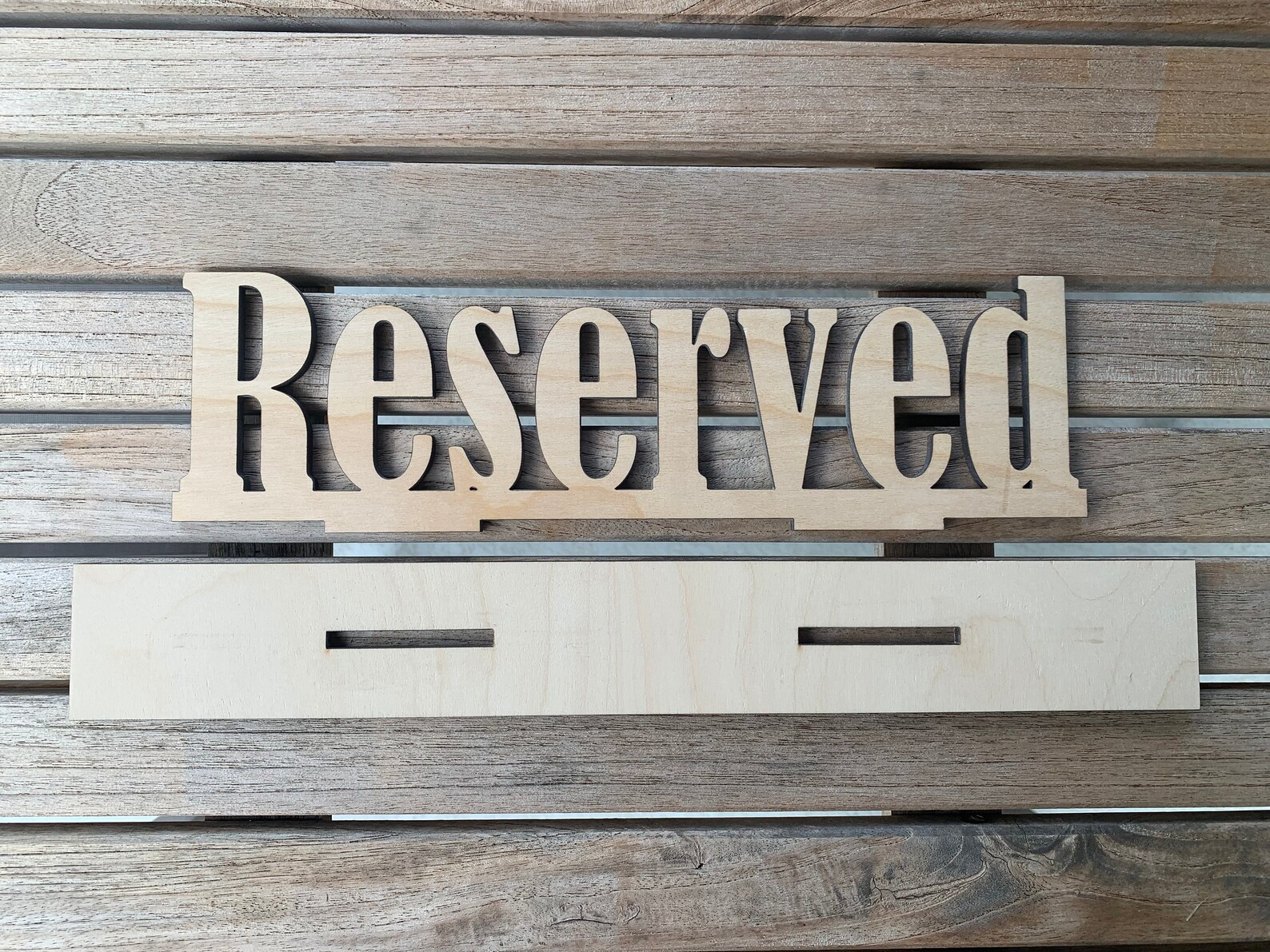 Wooden Reserved Sign Seat Saving Sign Reserved Wooden - Etsy