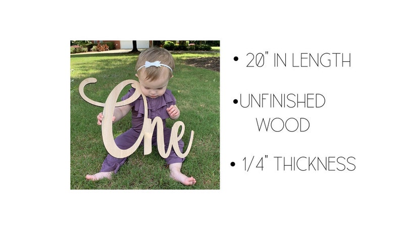 First Birthday Sign One Sign Baby Photography Prop One - Etsy