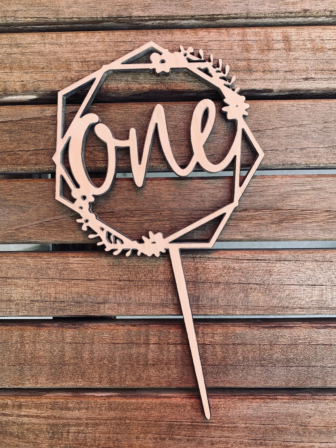 First Birthday Cake Topper Girl One Cake Topper Smash Cake | Etsy