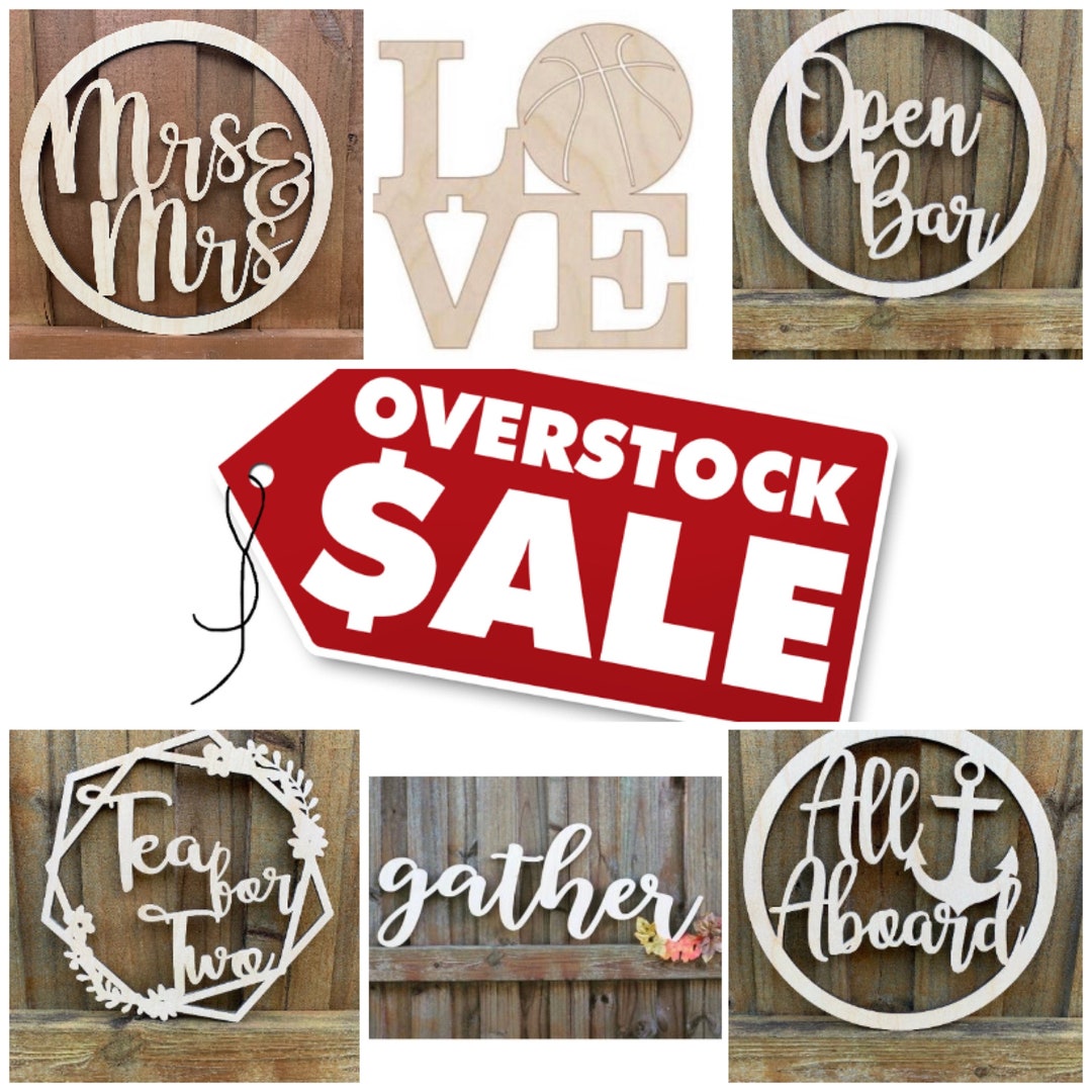 Clearance Sale Wooden Signs on Sale Overstock Inventory Clearance Sale ...