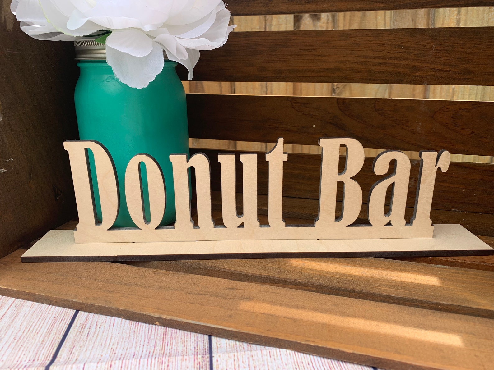 Donut Bar Sign Donut Party Wedding Donut Bar Wooden sign | Etsy