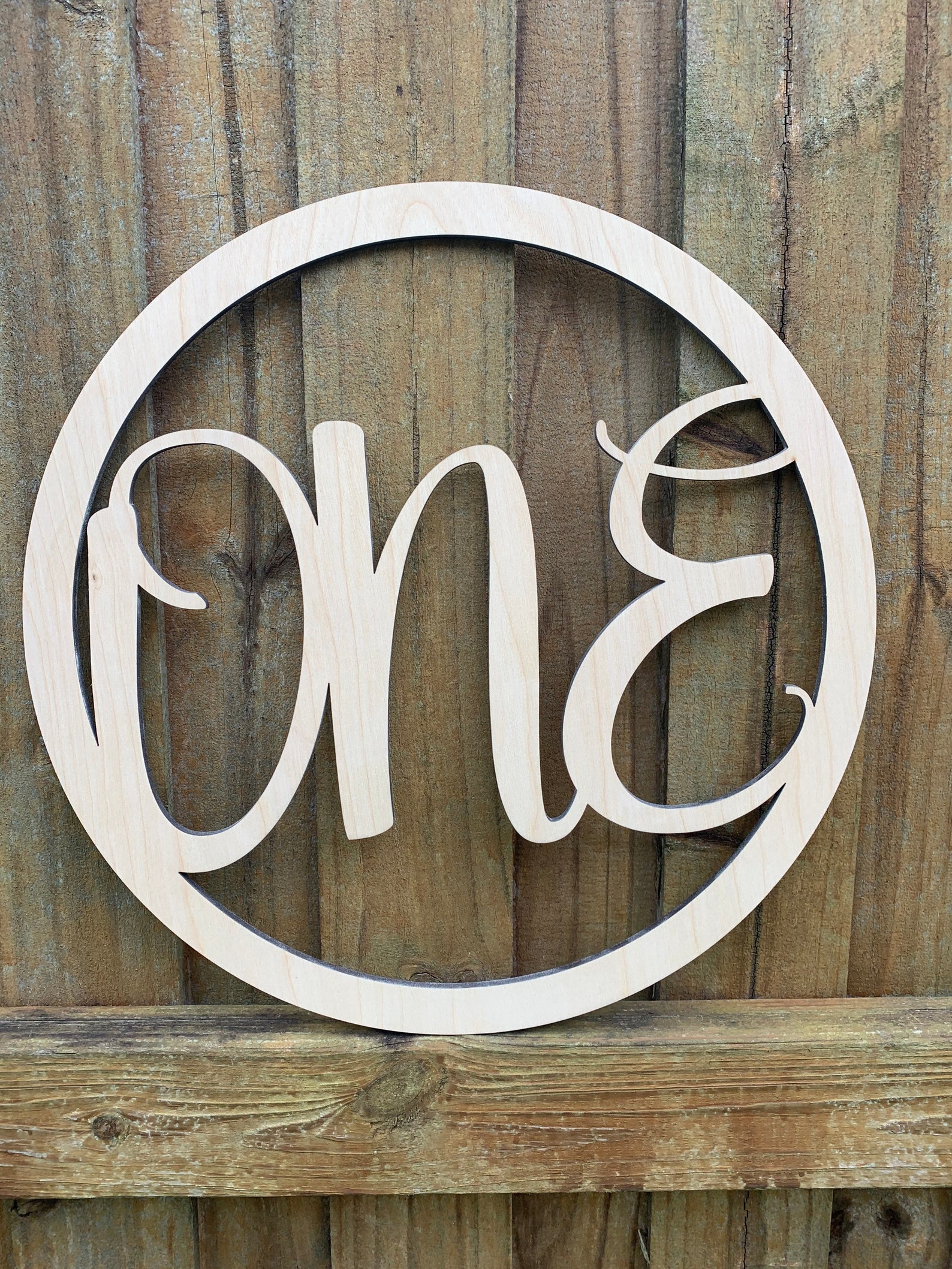 First Birthday Sign - One Sign - Baby Photography Prop - One Photo Prop ...