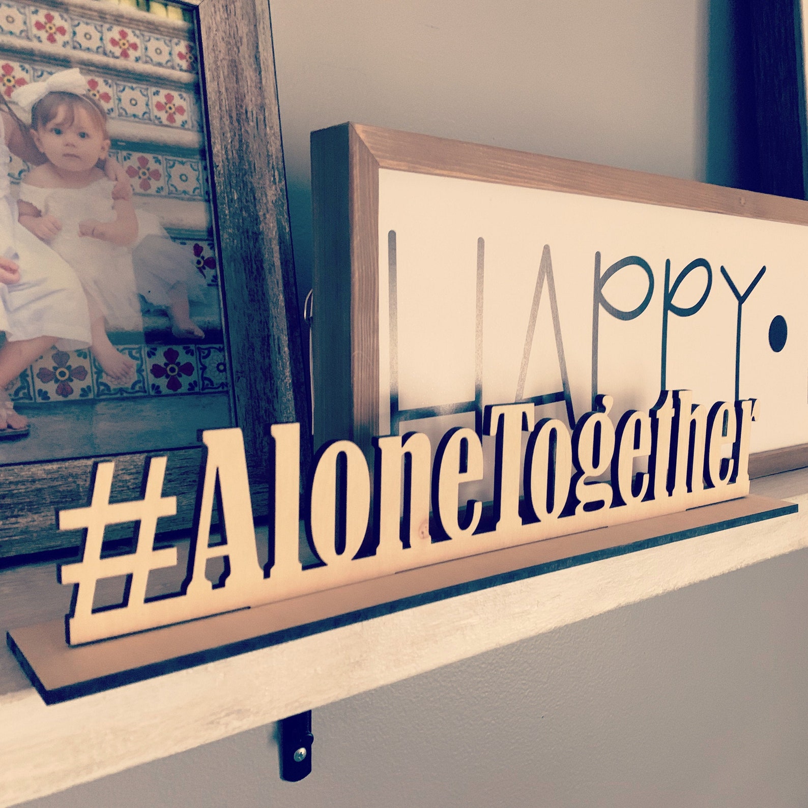 Alone Together Sign - Hashtag Sign - Stand Alone Hashtag Sign - World ...
