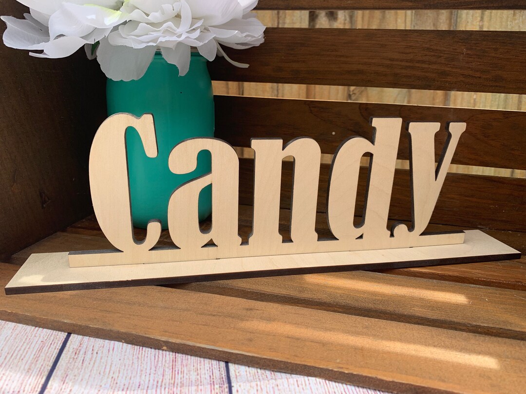 Candy Bar Sign Wedding Sign Candy Sweets Table Candy Table Sign Candy ...
