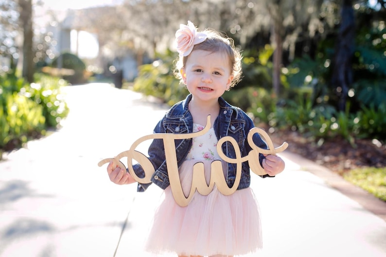 Second Birthday Sign Two Sign Child Photography Prop Two - Etsy