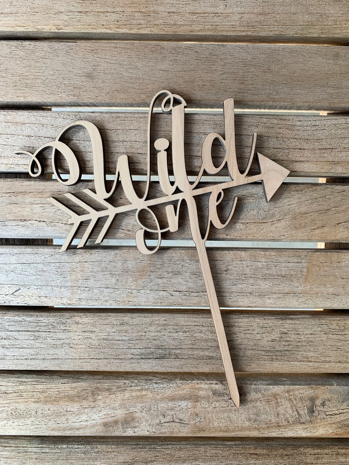 Wild One Cake Topper - Wild and Free Party Topper - Kids Birthday Cake ...