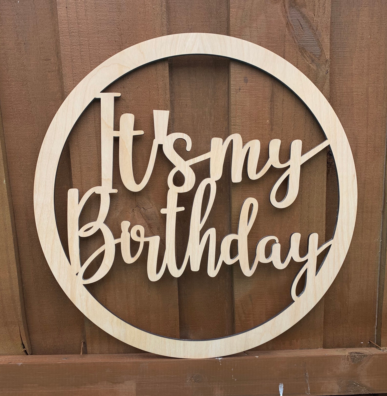It's My Birthday Sign Birthday Decor Photo Prop - Etsy
