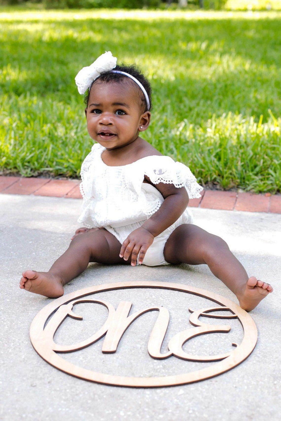First Birthday Sign One Sign Baby Photography Prop One - Etsy