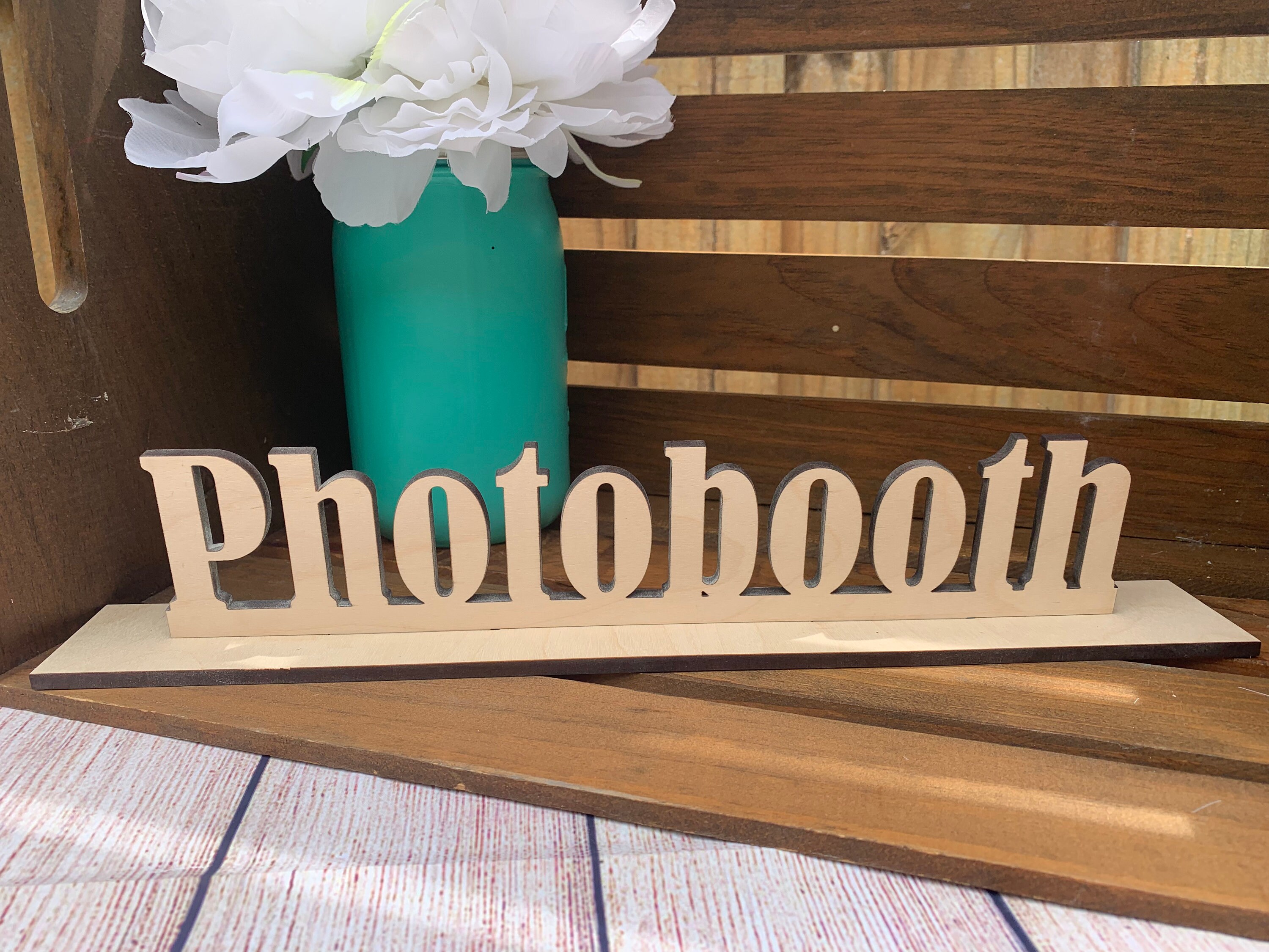 Photobooth Wood Sign Wedding Photo Booth Sign Photo Booth - Etsy