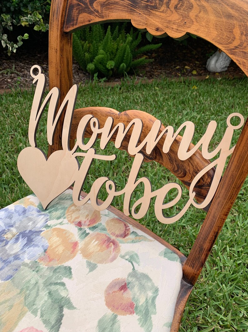 Mommy to Be Chair Hanger Baby Shower Mom Chair Mommy to Be - Etsy