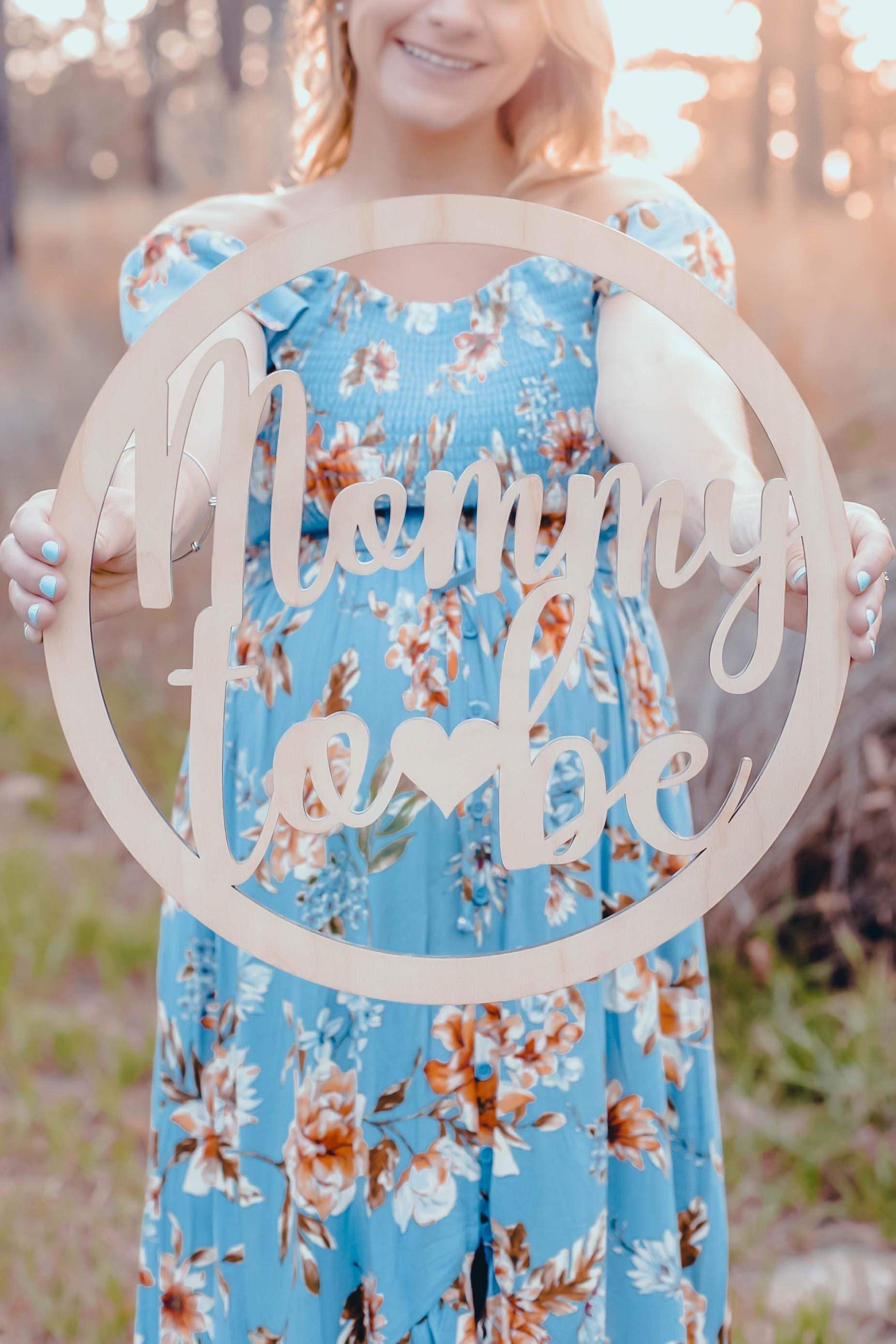 Mommy to be Backdrop Sign Pregnancy Announcement Baby | Etsy