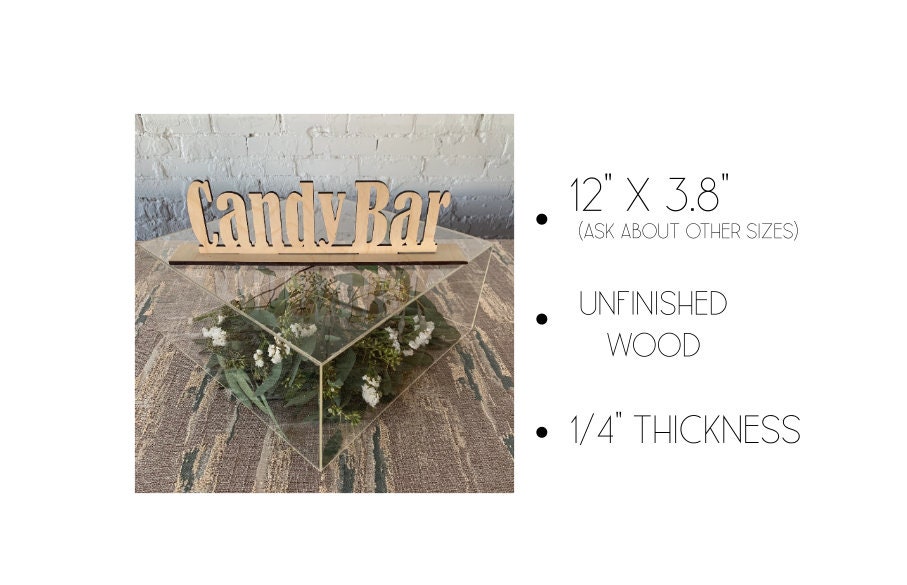 Candy Bar Sign Wedding Sign Candy Candy Buffet Sign - Etsy