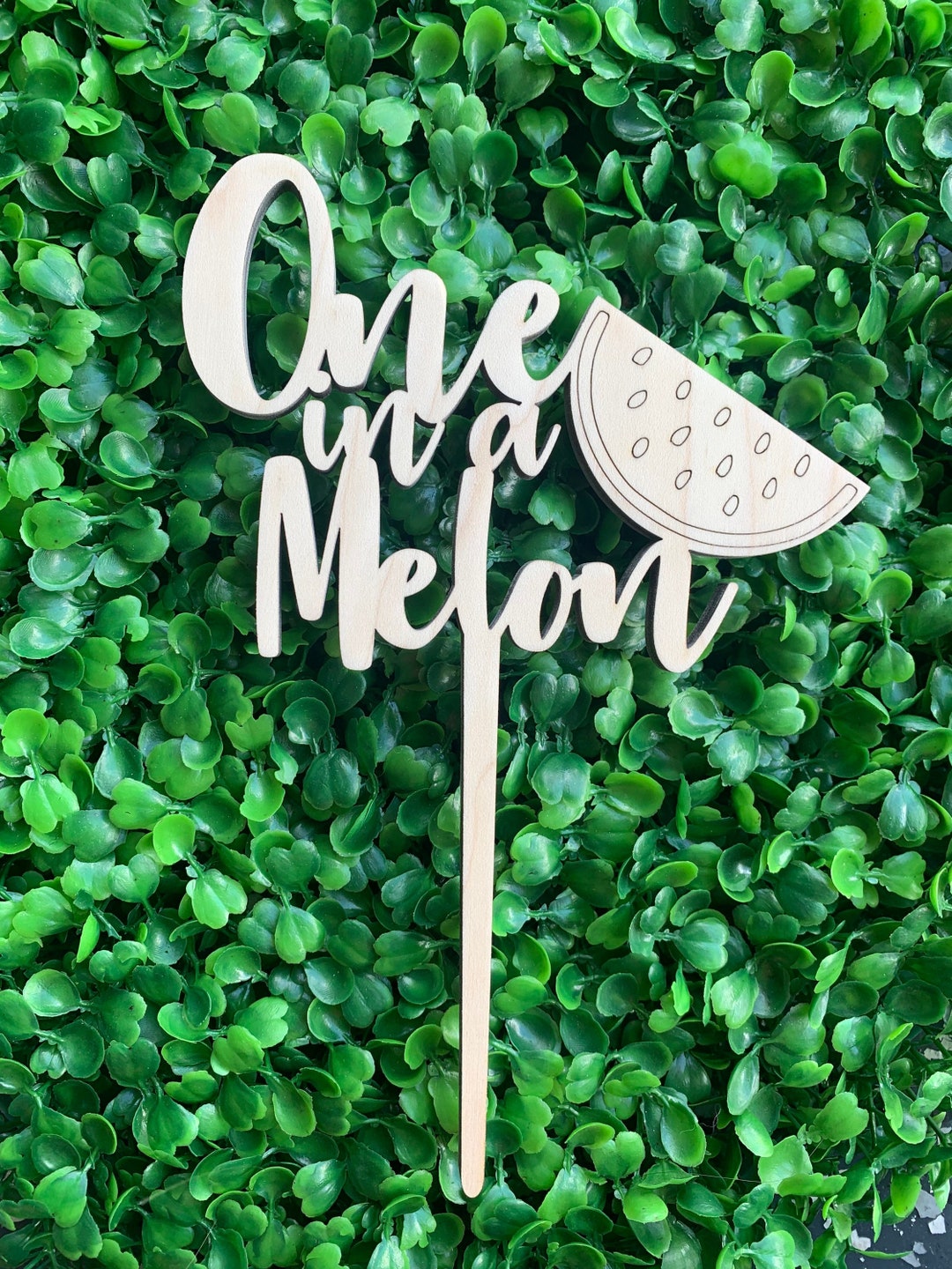 One in a Melon Cake Topper - Watermelon Cake Topper – First Birthday ...