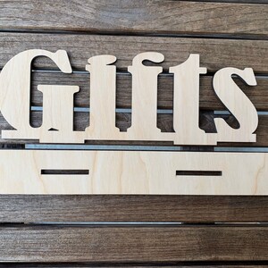 Gifts Sign - Gifts Party Sign - Wedding Decor - Rustic Party Decor ...