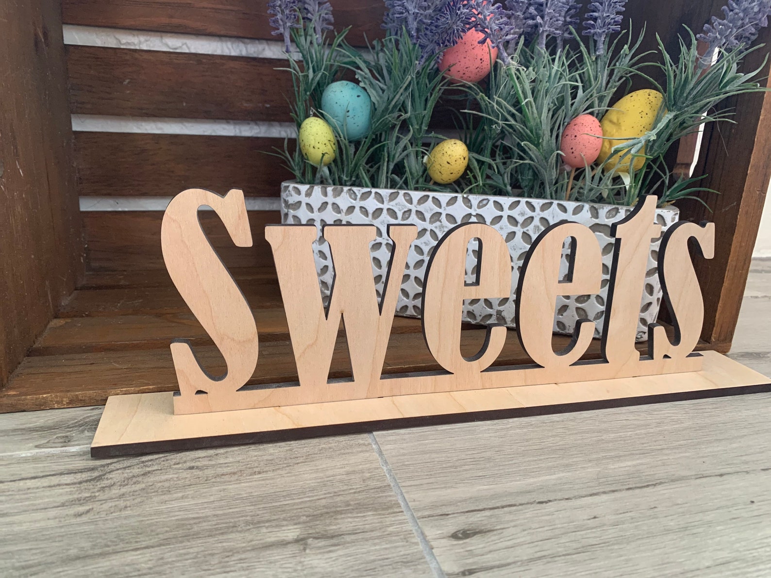 Sweets Sign Wedding Sign Desserts Cake Table Sign Candy Buffet Dessert ...