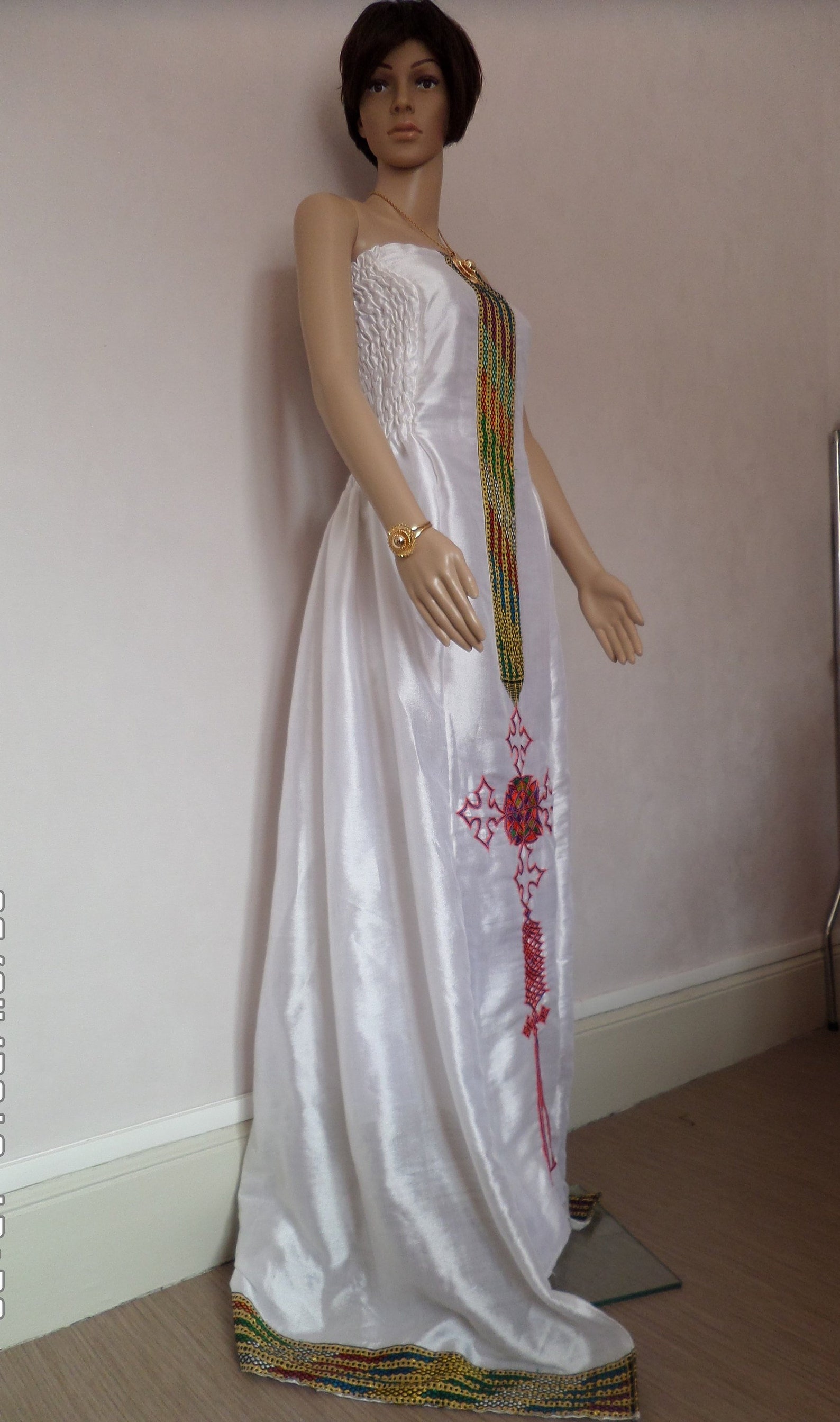 Ethiopian Traditional Hand Embroidered (saba) Dress - Etsy