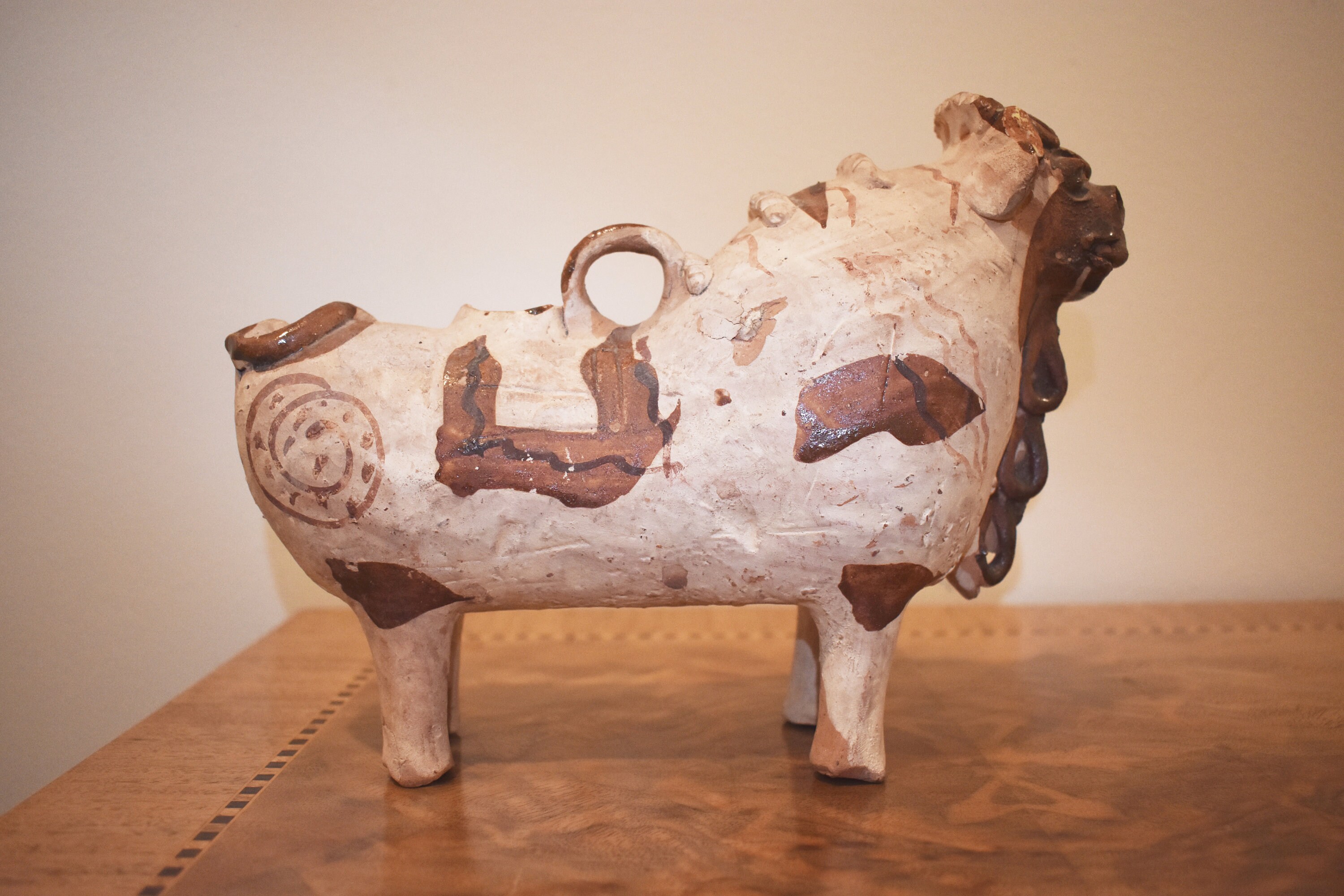 Antique Peruvian Pottery Bull Torito De Pucara Ceremonial Art Vessel - Etsy