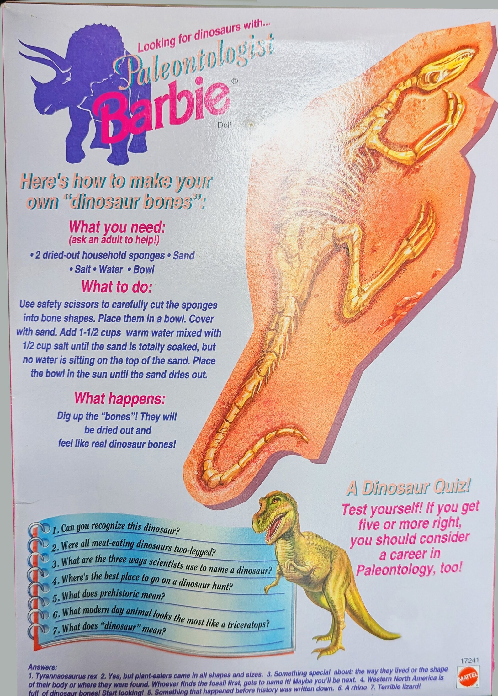 Special Addition Vintage Paleontologist Barbie: the Career Collection ...