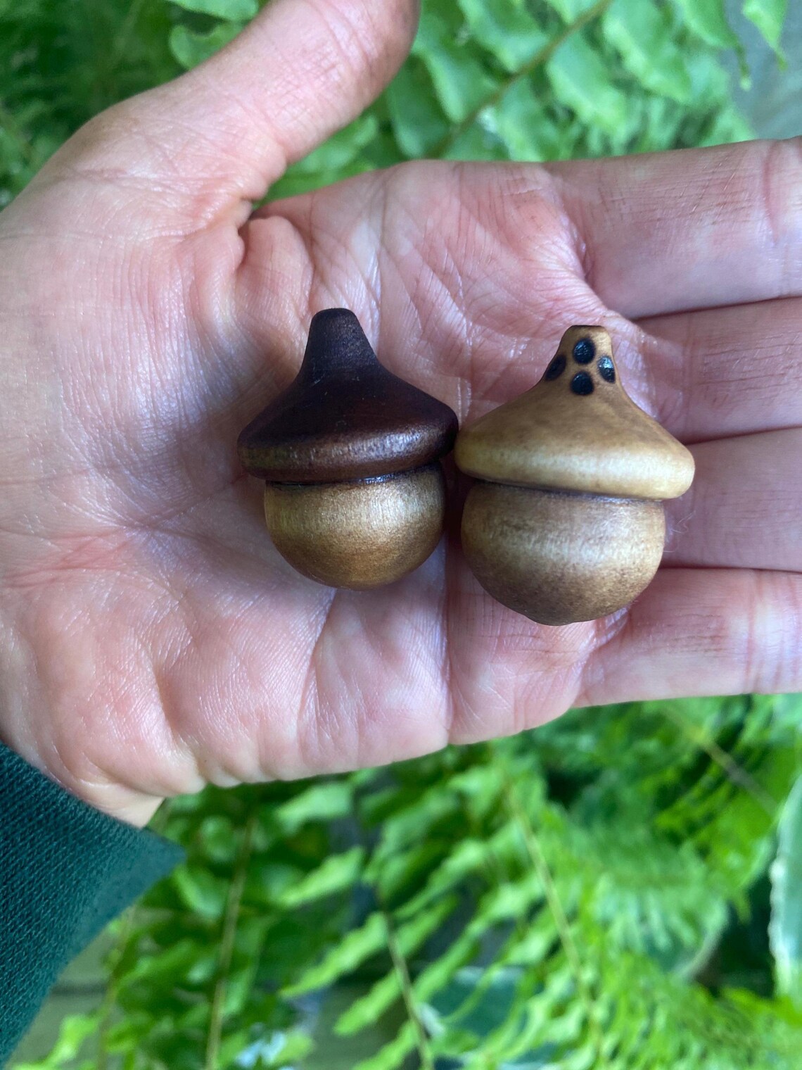 Wooden Acorns - Etsy