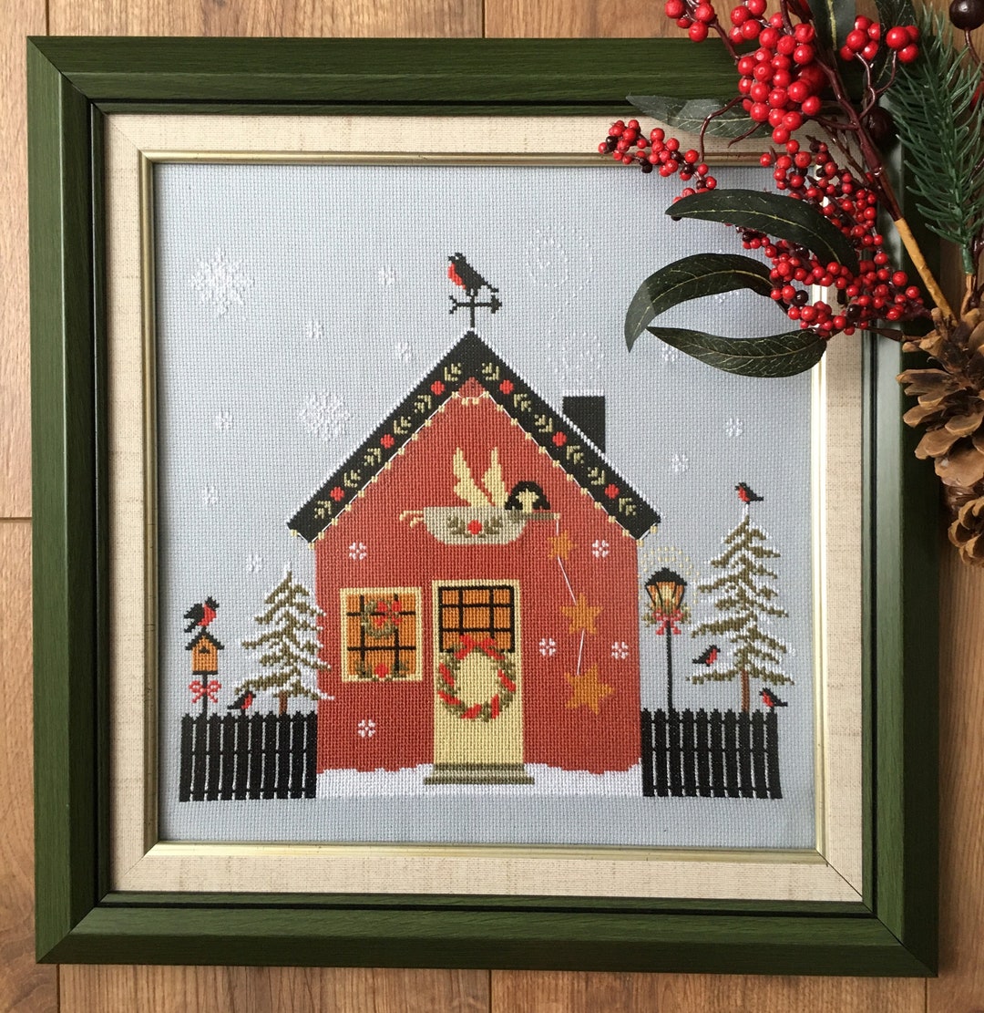 Red Christmas House - Etsy