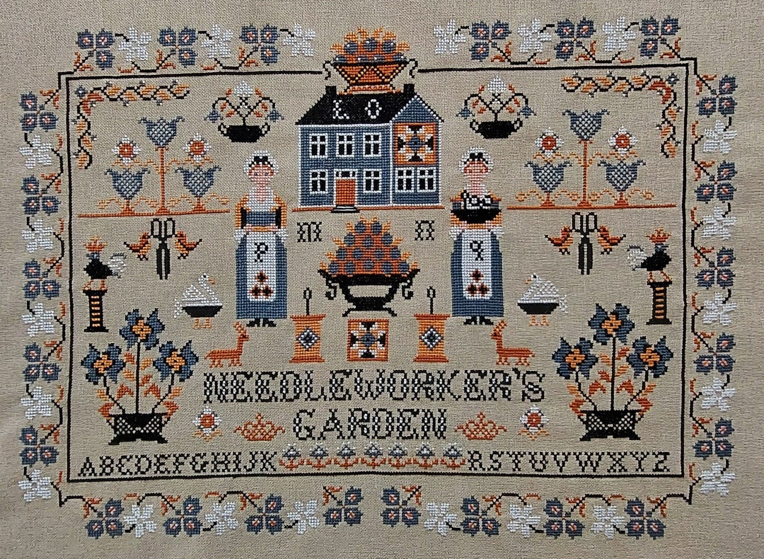 Needleworker's Garden Sampler - Etsy