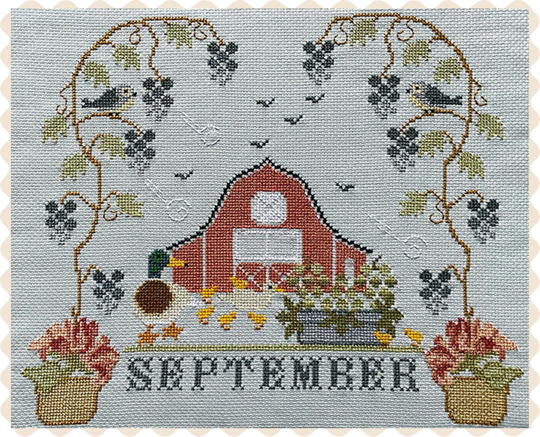 Barn Calendar September - Etsy