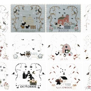 Barn Calendar March - Etsy