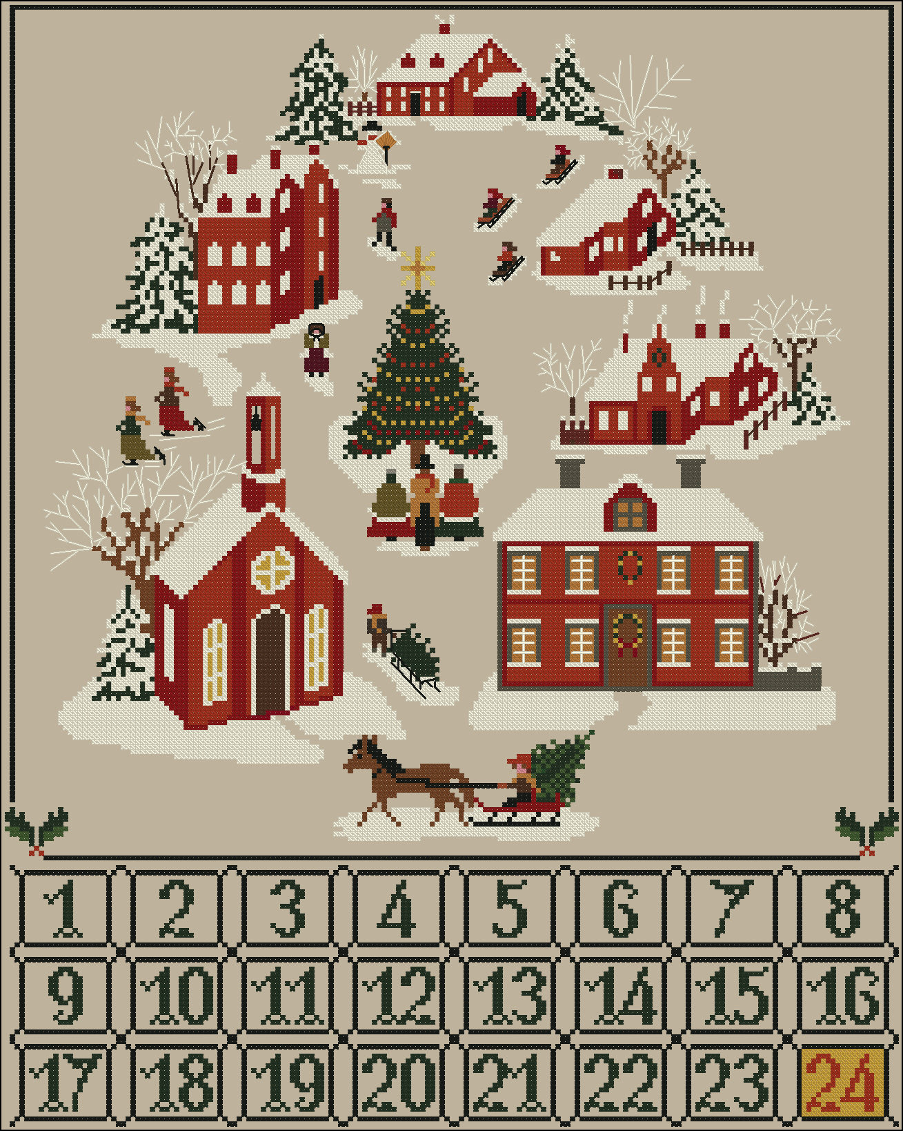 Chritmas Advent Calendar - Etsy