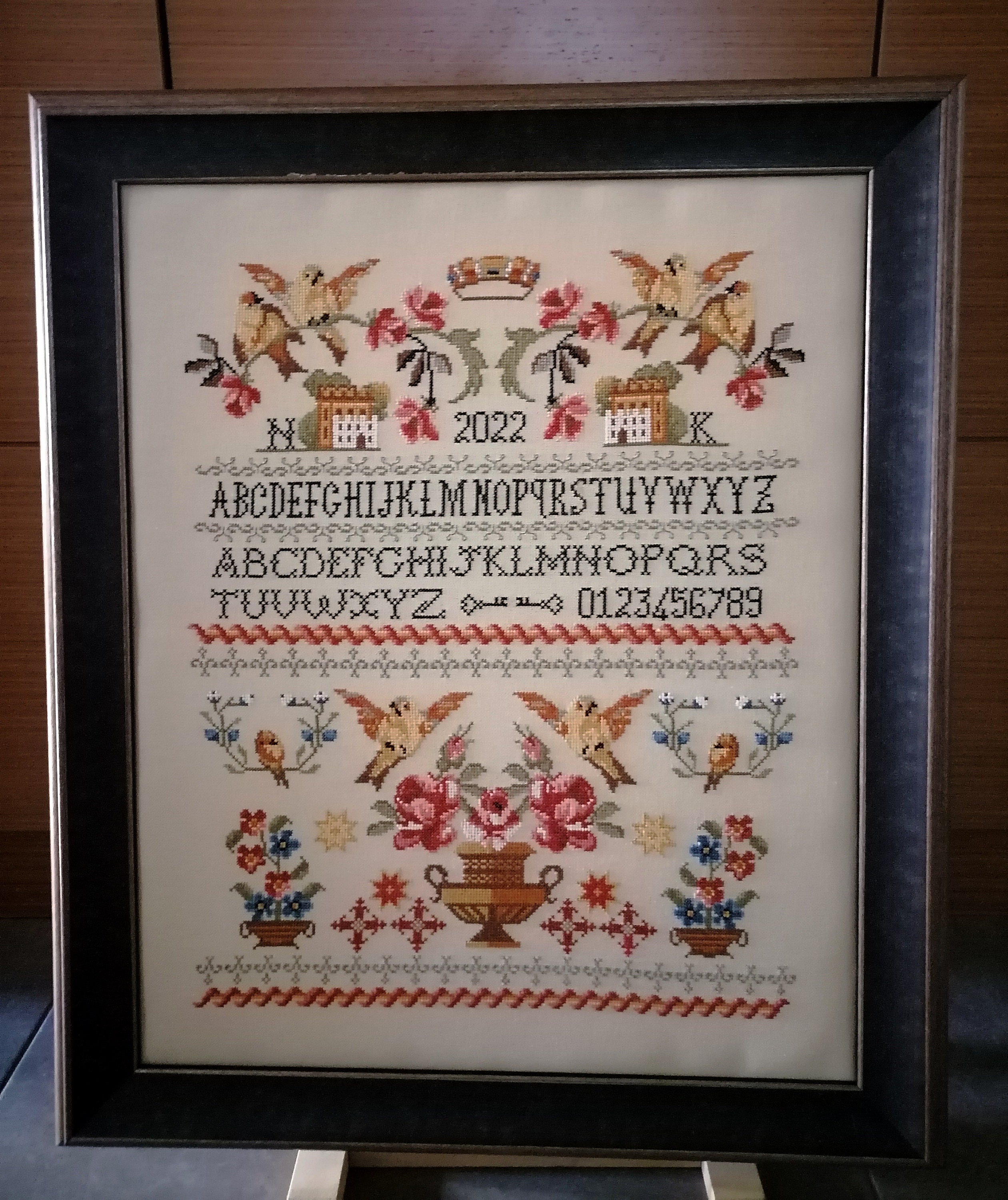 Gold Birds Sampler - Etsy