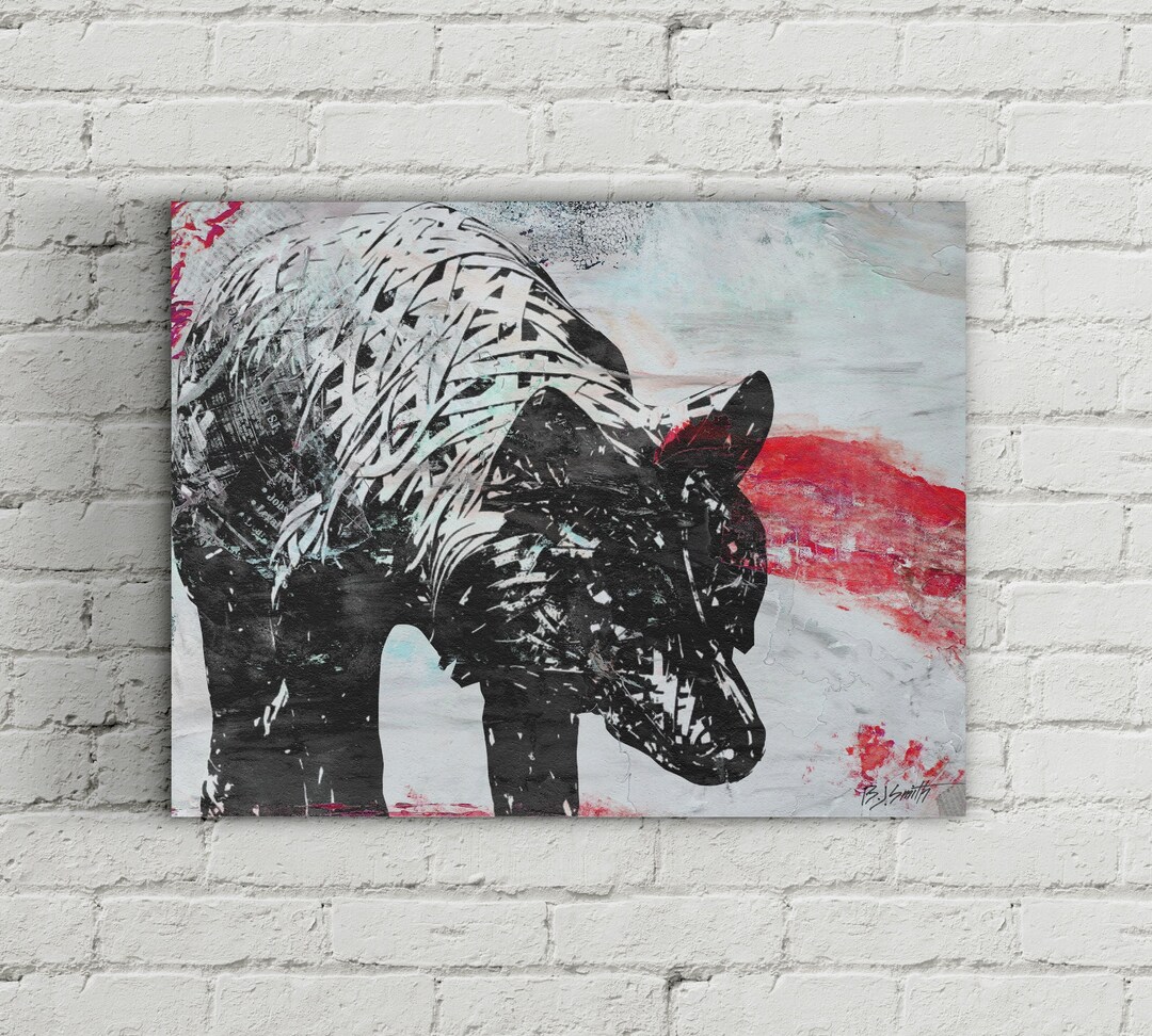The Wolfpack II Contemporary Print. House Decor or Office Decor. - Etsy