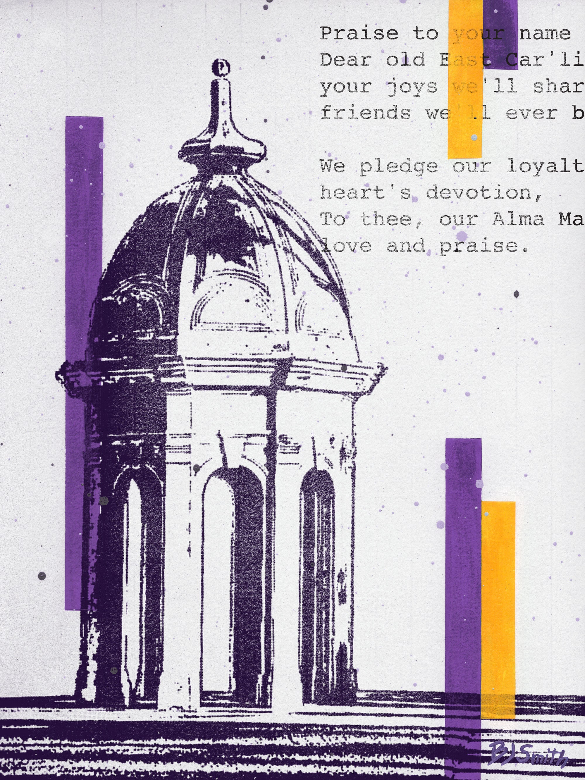 ECU Cupola 2019 Wall Art - Etsy