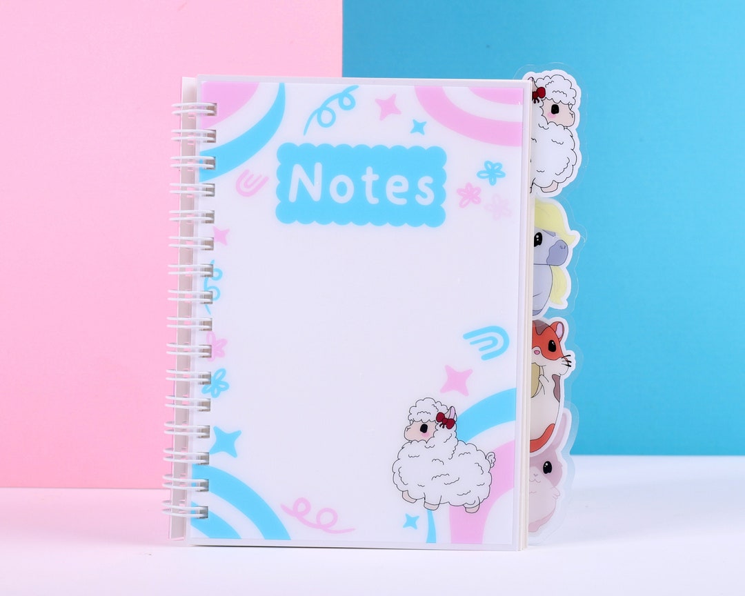 Classic Cuties A6 Tabbed Notebook 4 Section Notebook Perfect for ...