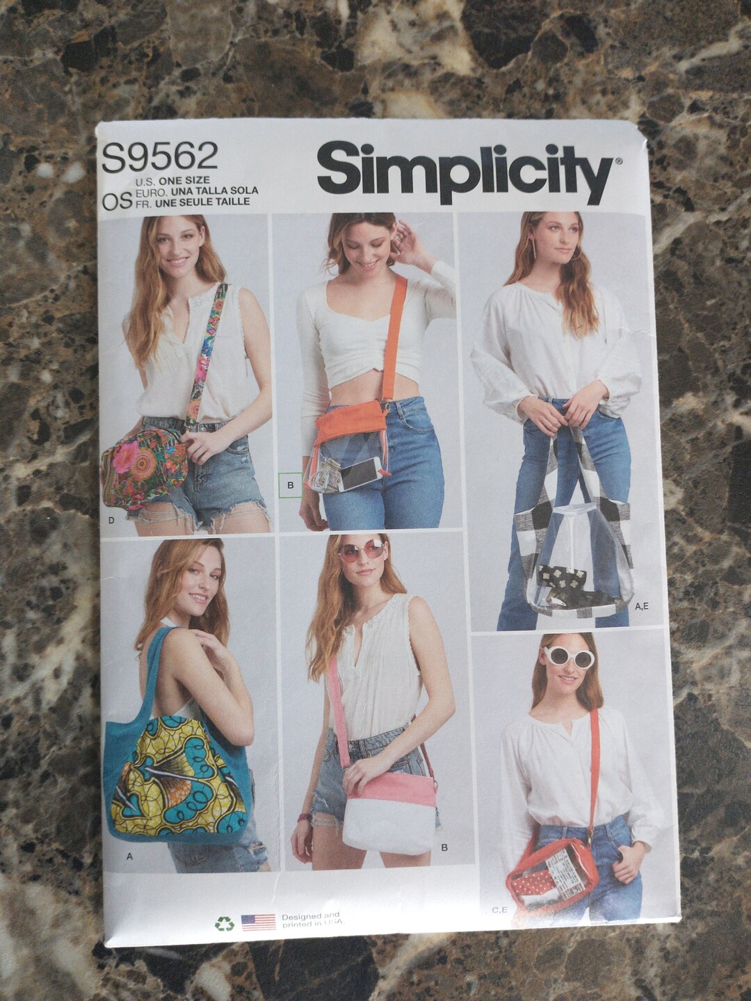 Simplicity S9562 Sewing Pattern for Bags and Purses. New - Etsy