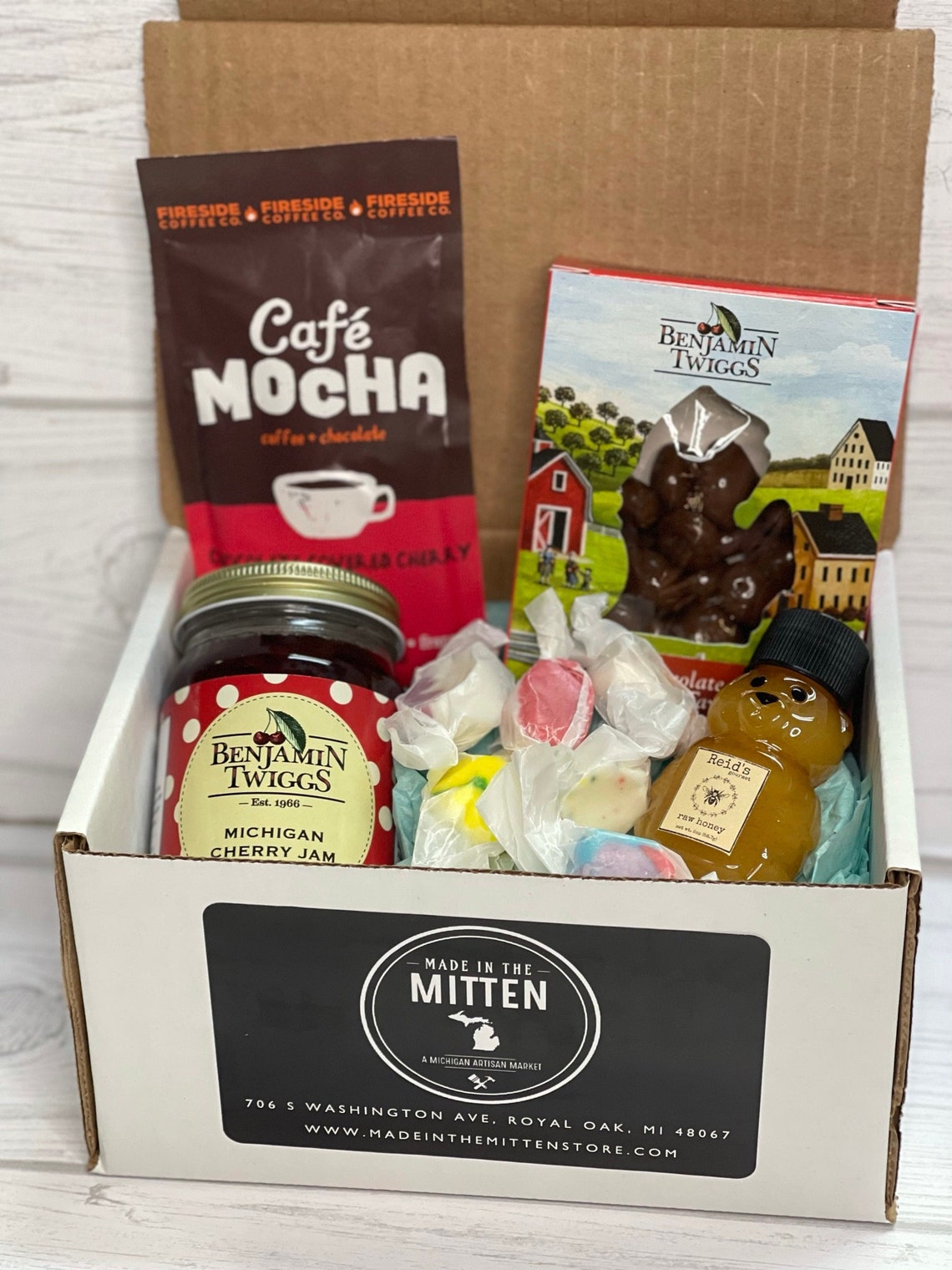 Made in Michigan Gift Basket Michigan Care Package Michigan Gift Basket ...