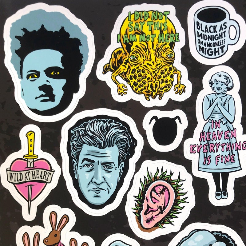 Blue Velvet Stickers - Etsy UK