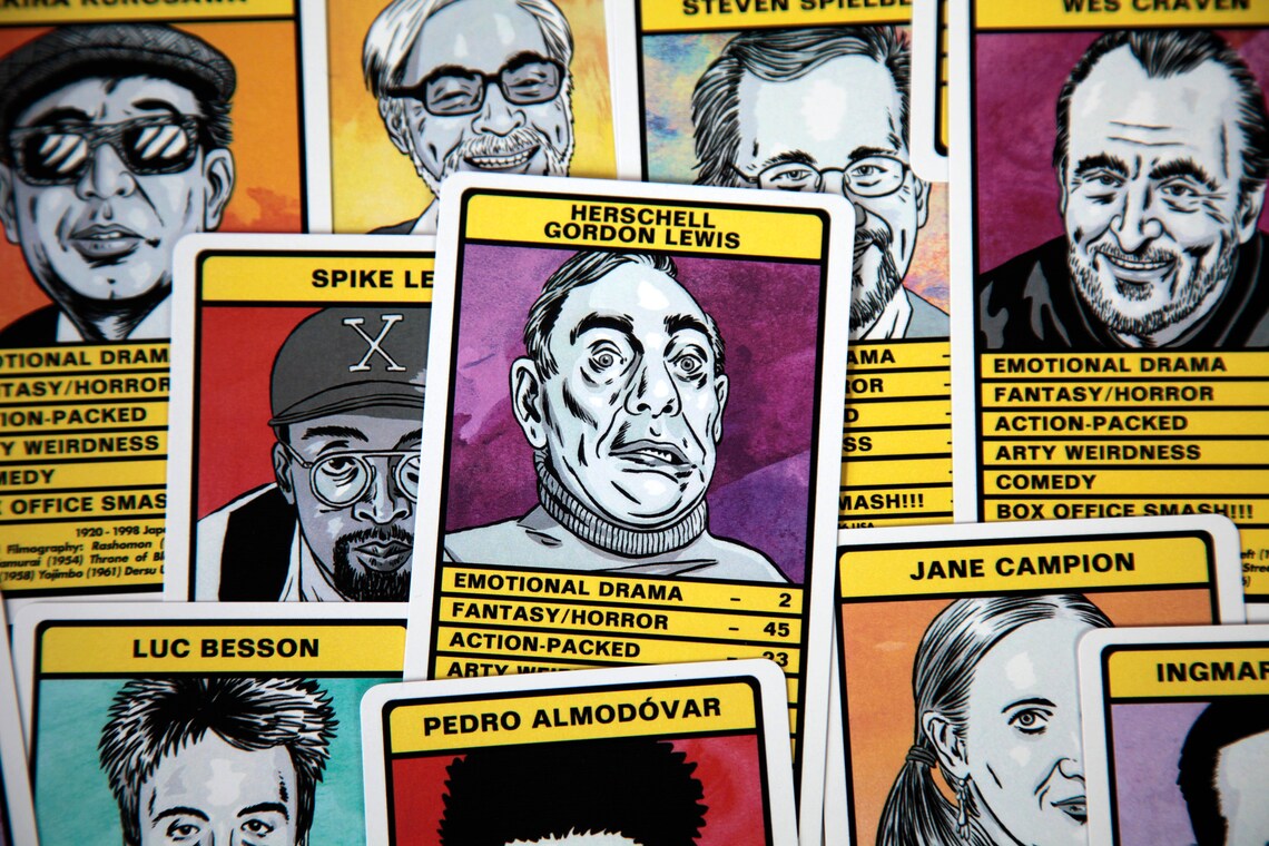 Film Director Trumps Vol.1 Card Game (spielberg, David Lynch, Kurosawa ...
