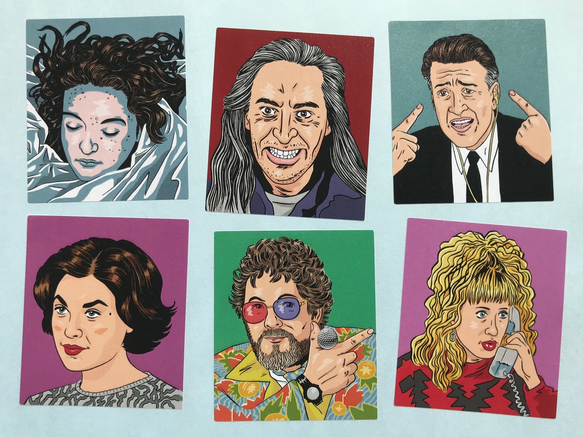 TWIN PEAKS Stickers (set B) Set of 6 - Etsy UK