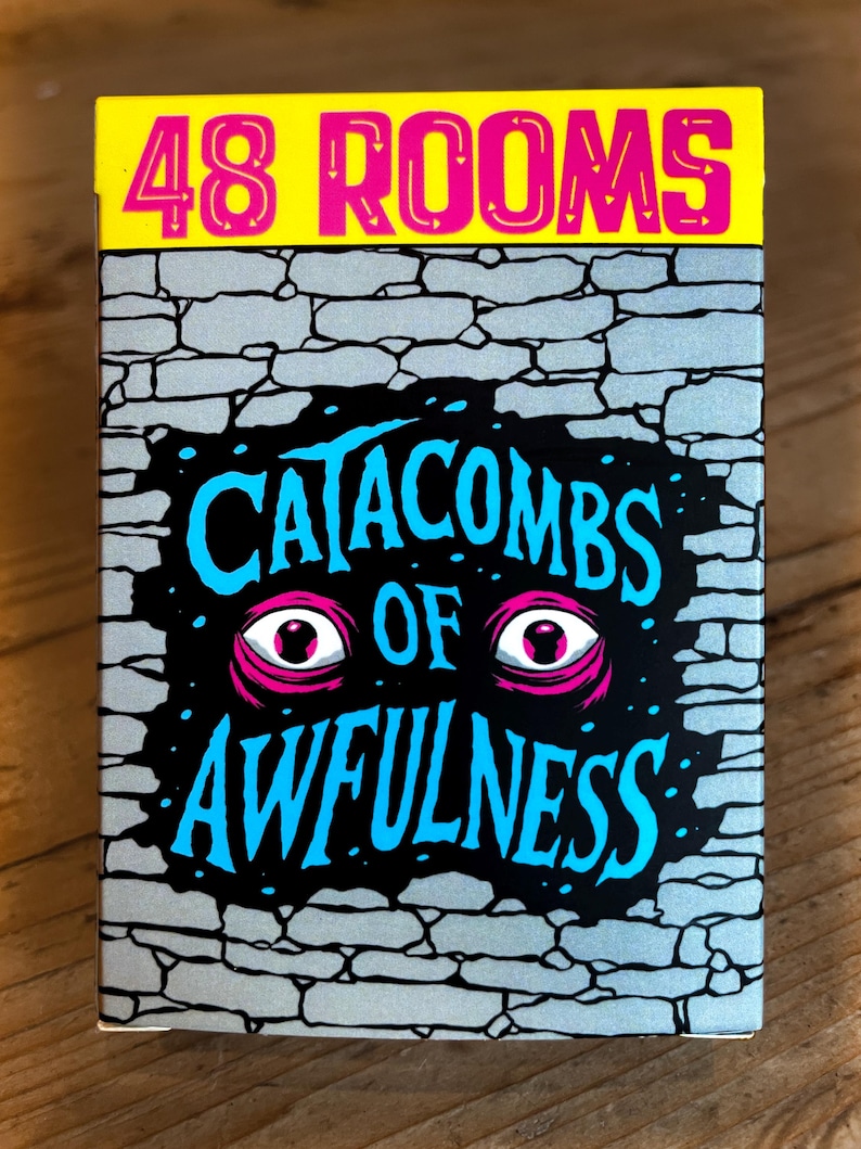CATACOMBS of AWFULNESS - 48 ROOMS Card Game - Etsy