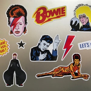 DAVID BOWIE A5 Vinyl Sticker Sheet - Etsy